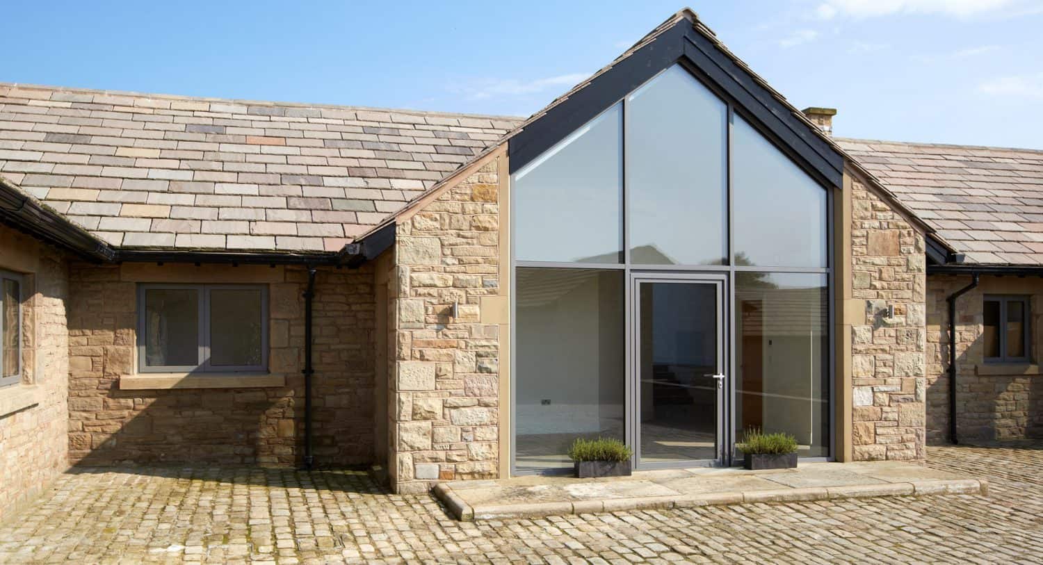 Glazed Atriums Entrance | Bespoke Atriums | Express Bi-Folding Doors