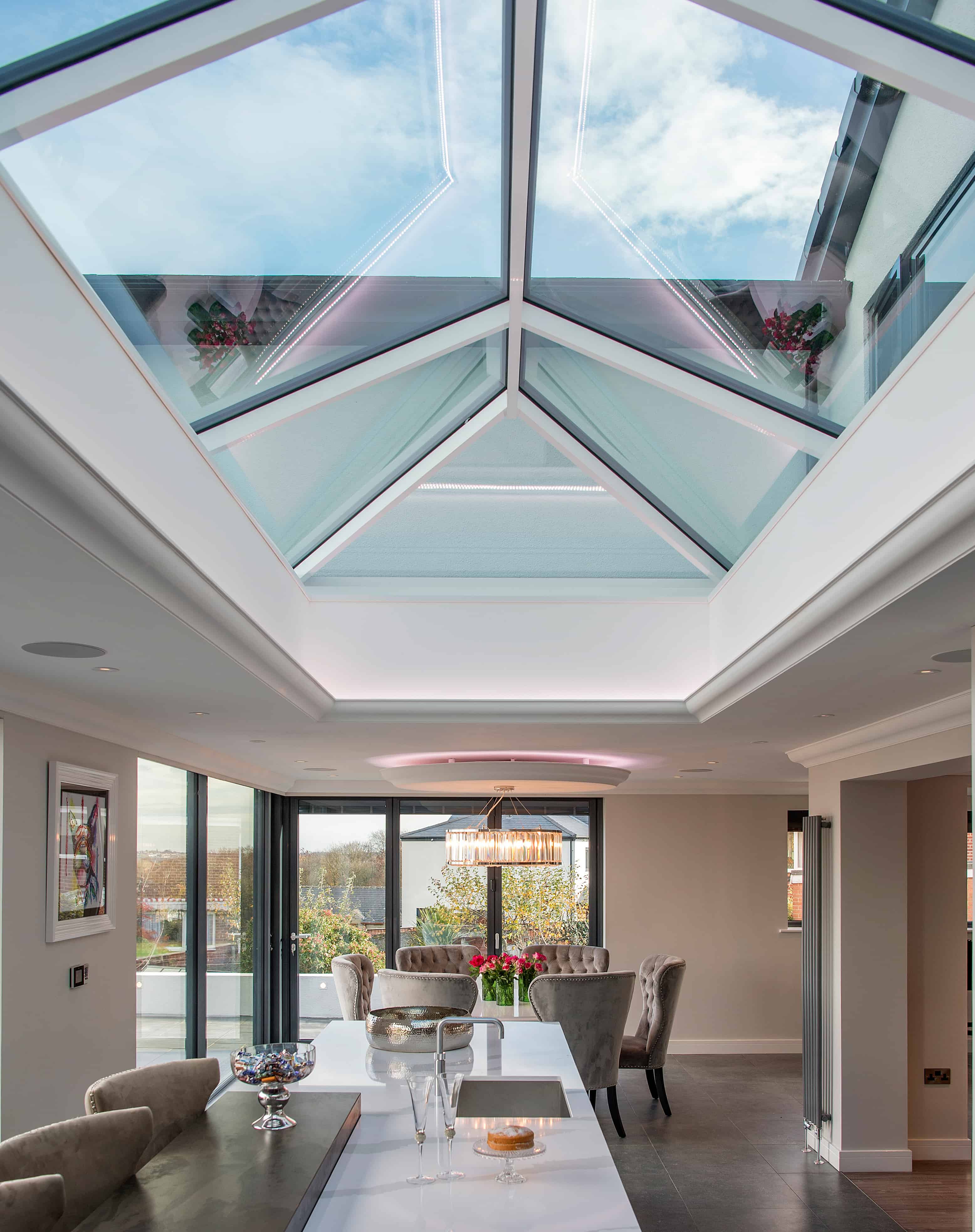 Glass Roofing Systems | Glass Roof Design | Express Bi-Folds